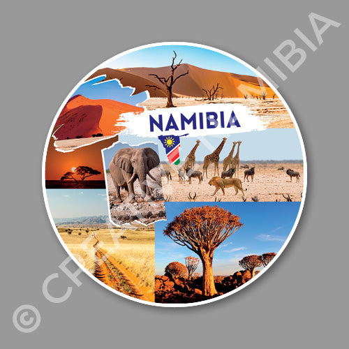 Collage sticker - Namibia – Pandora's Box Namibia