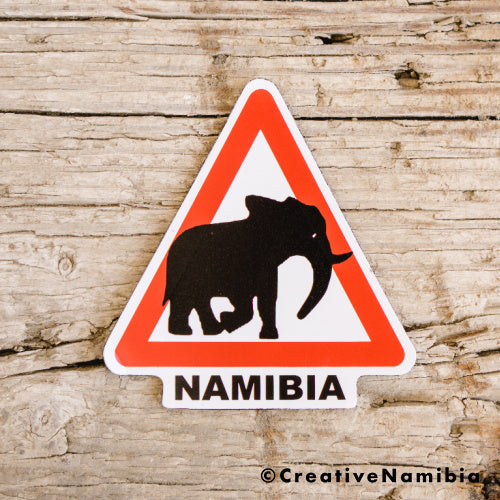Magnet - Elephant Road Sign – Pandora's Box Namibia