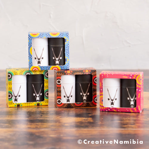 Oryx Desert Salt - Mini Salt & Pepper – Pandora's Box Namibia
