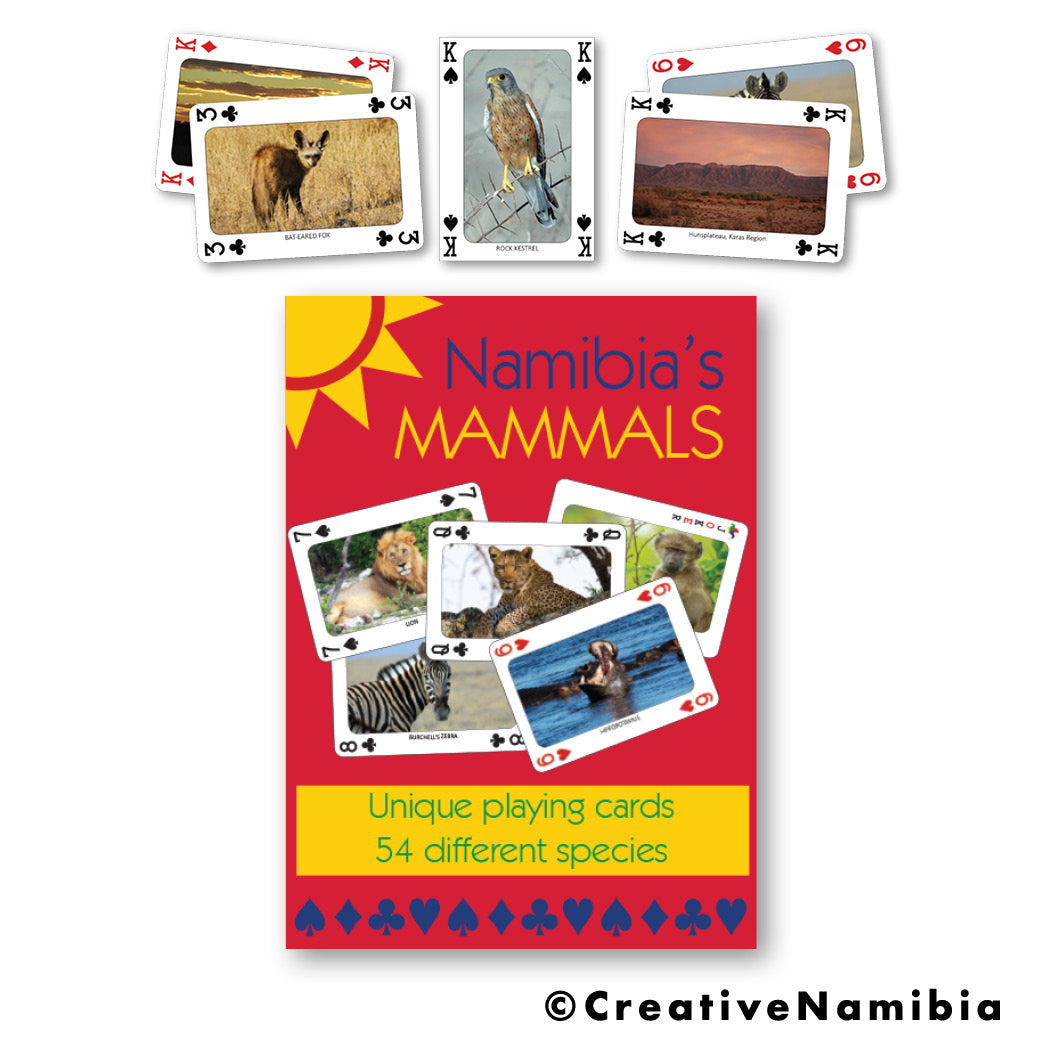 Playing Cards - Namibia Mammals – Pandora's Box Namibia