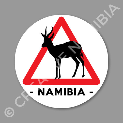 Road Sign Sticker - Springbok – Pandora's Box Namibia