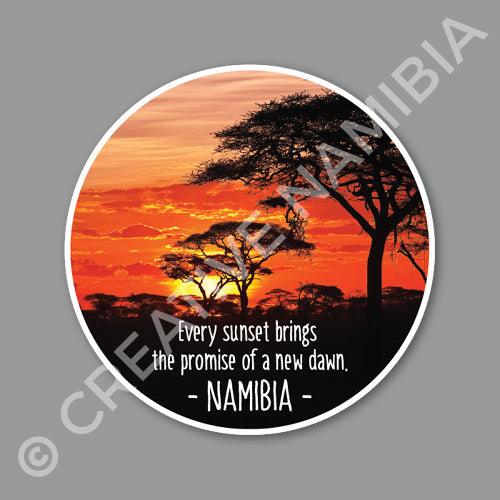 Sticker - Sunset – Pandora's Box Namibia