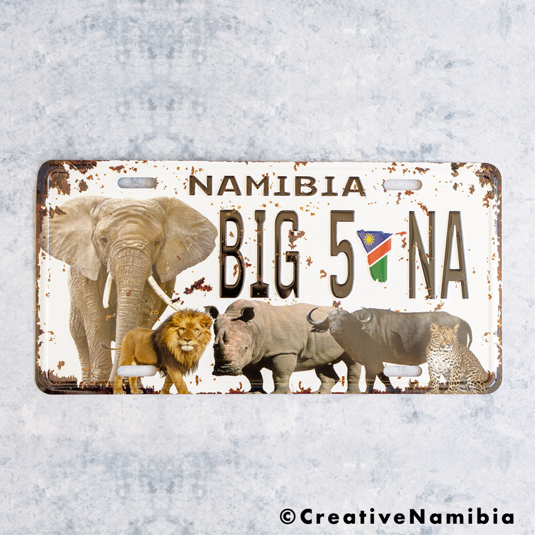 Number Plate - Big5 Namibia – Pandora's Box Namibia