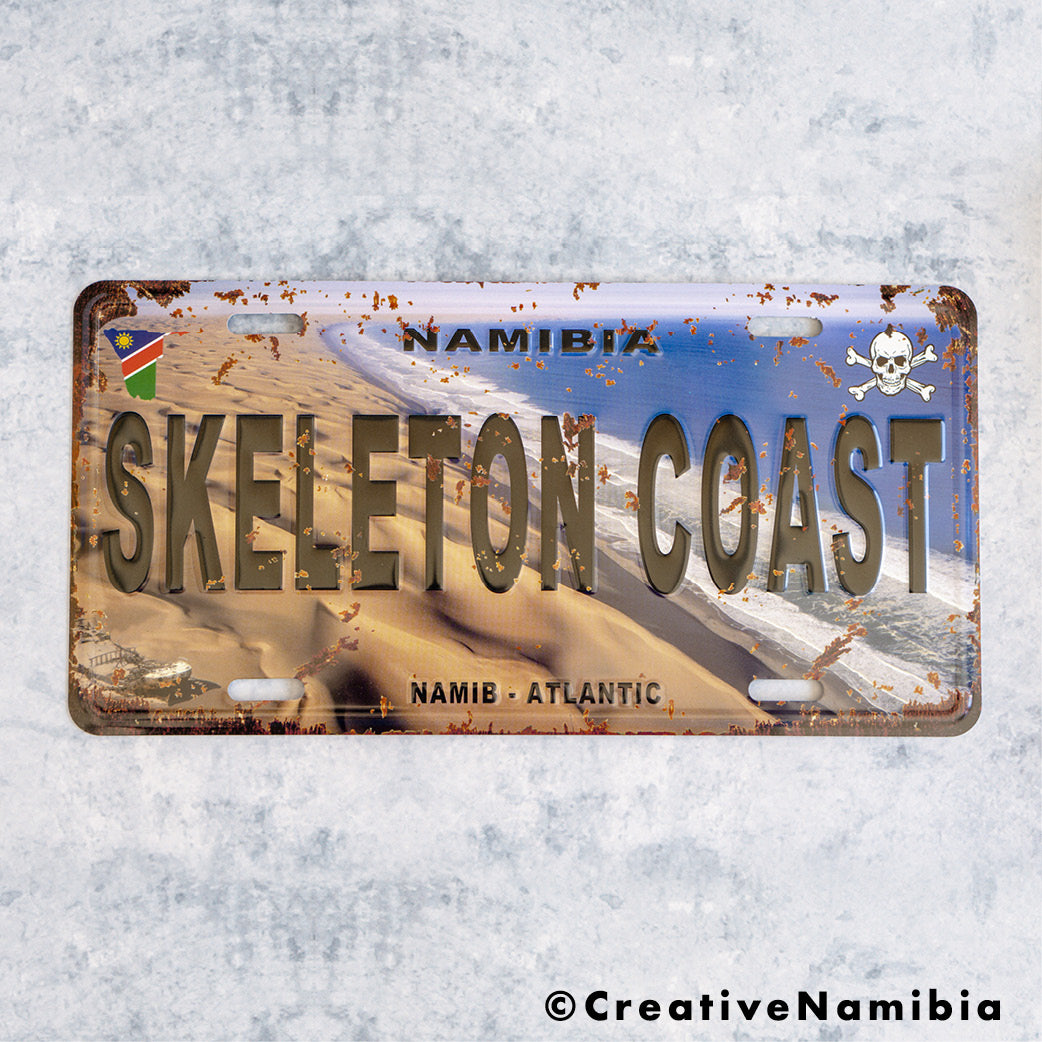 Number Plate - Skeleton Coast Namibia – Pandora's Box Namibia