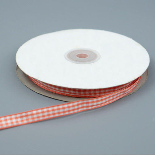 Orange Gingham Ribbon – Pandora's Box Namibia