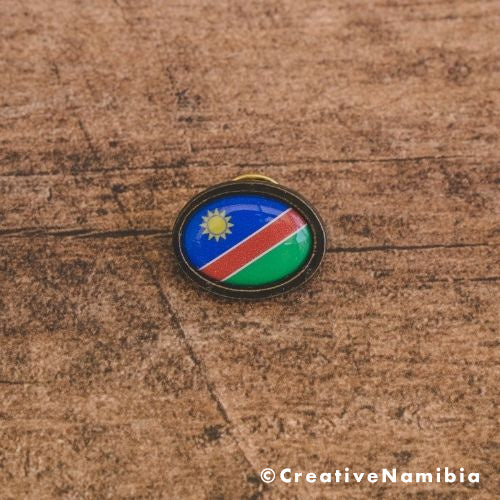 Pin - Oval Namibia Flag – Pandora's Box Namibia